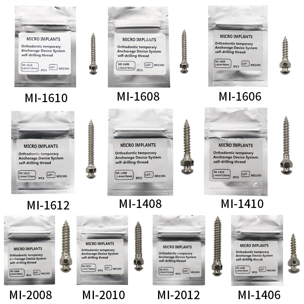 Dental Orthodontic Micro Implants Mini Screw Self-drilling Anchorage ...