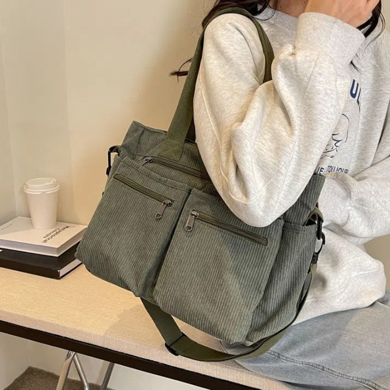 Large Capacity Velvet Women's New Korean Style Elegant Personalized All ...