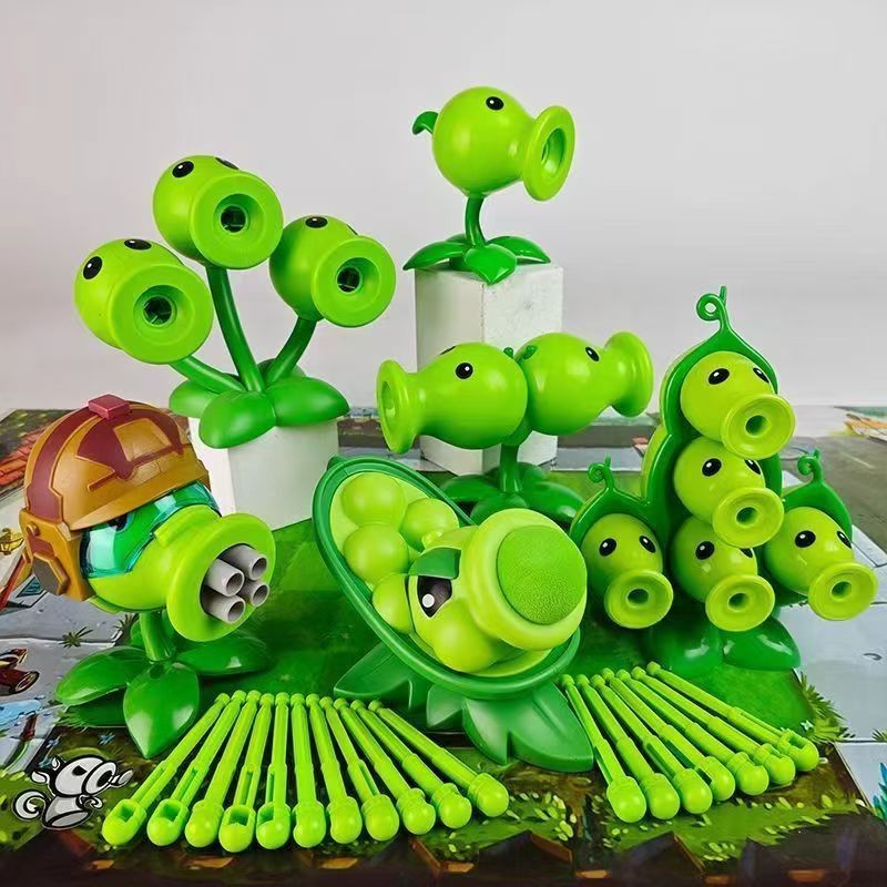 Pea Pod Bulk Plants vs. Zombies Toys Launchable Machine Gun Pea ...