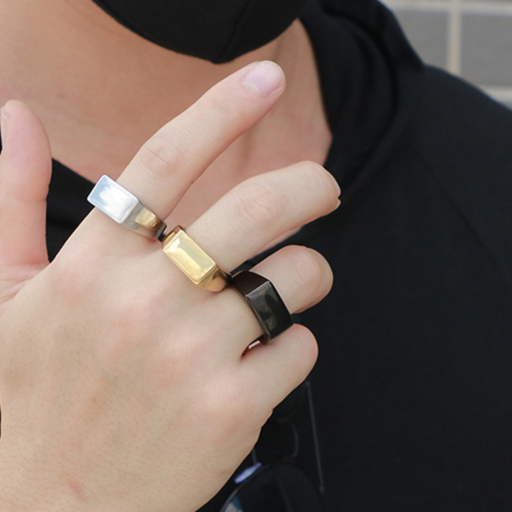 1 PC Black 8 Sizes Stainless Steel High Quality Pura Design Simple ...