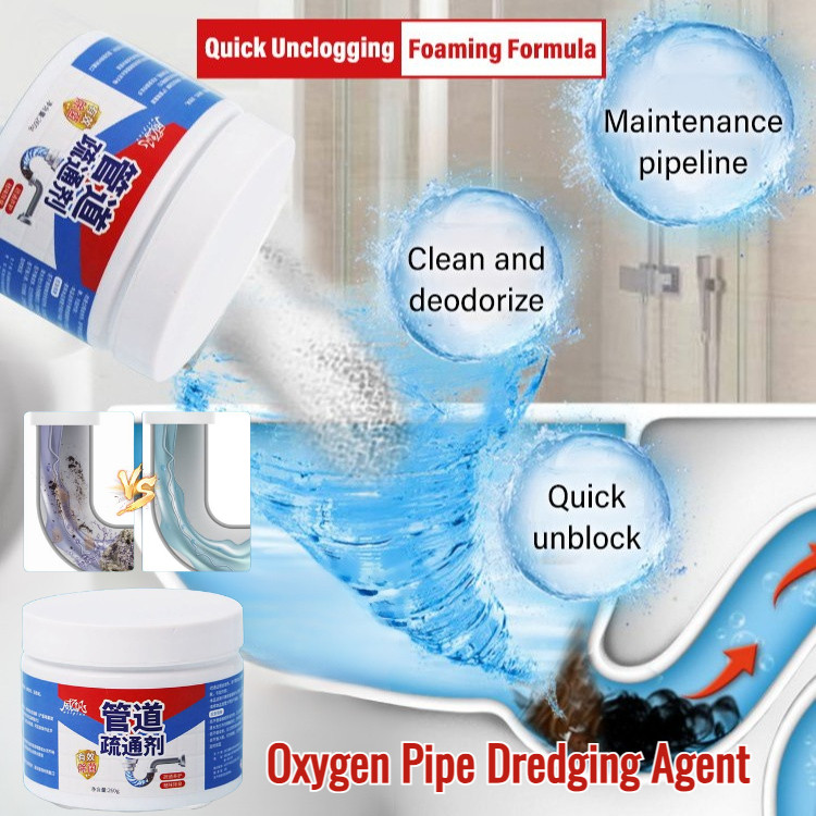 [Quick Unclogging] Complete Pipeline Dredge Agent Rich Foaming Formula ...