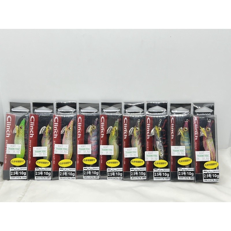 Shimano Squid Jig Clinch Flash Boost 2.5GOU 🔥Ready Stock🔥 100% Original ...