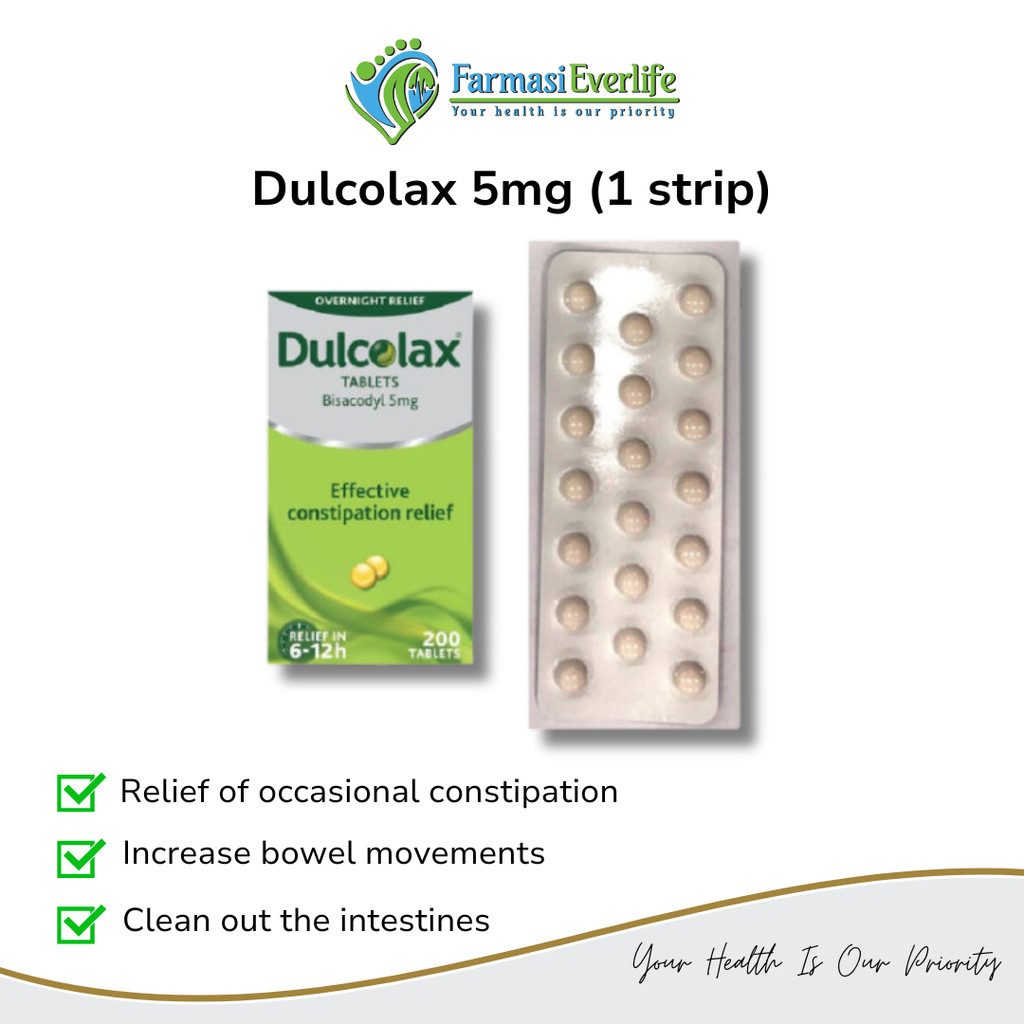 Dulcolax 5mg 1 strip | Shopee Malaysia