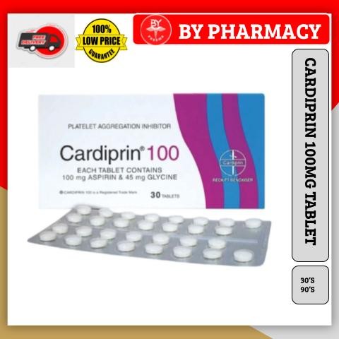 (EXP:2/2026) Cardiprin (aspirin+glycine) 100mg Tablet 30’s / 90’s ...
