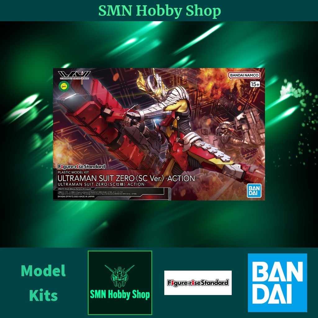 FRS Figure-Rise Standard Ultraman Suit Zero SC Ver Action Toys Plastic ...