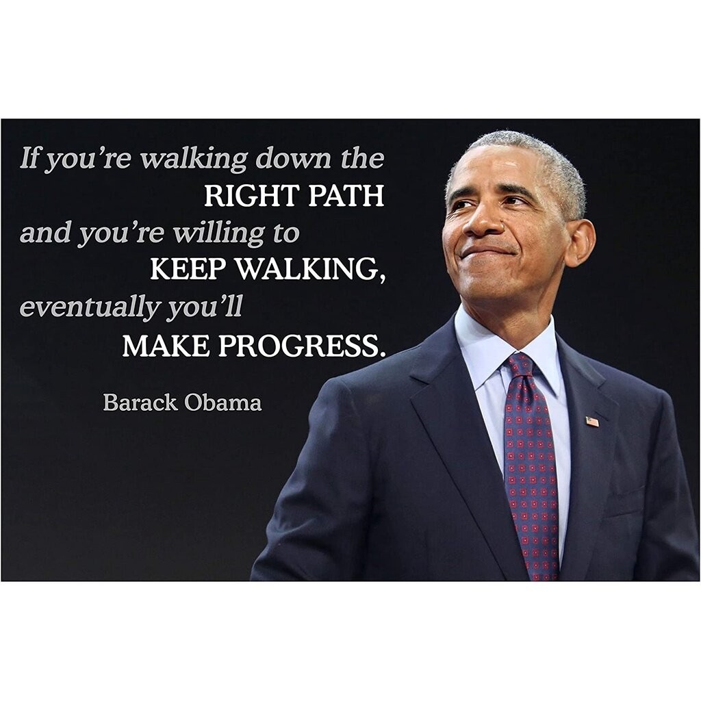 Barack Obama Quote Classroom Poster Black History Month Posters School ...
