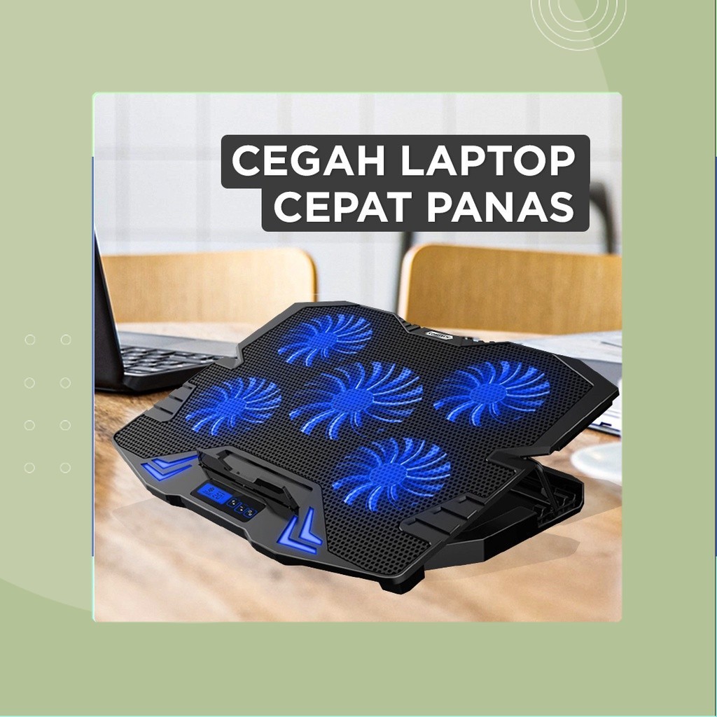 Coretech Penta-Fan Cooling Pad Portable Laptop Cooling Fan | Shopee ...