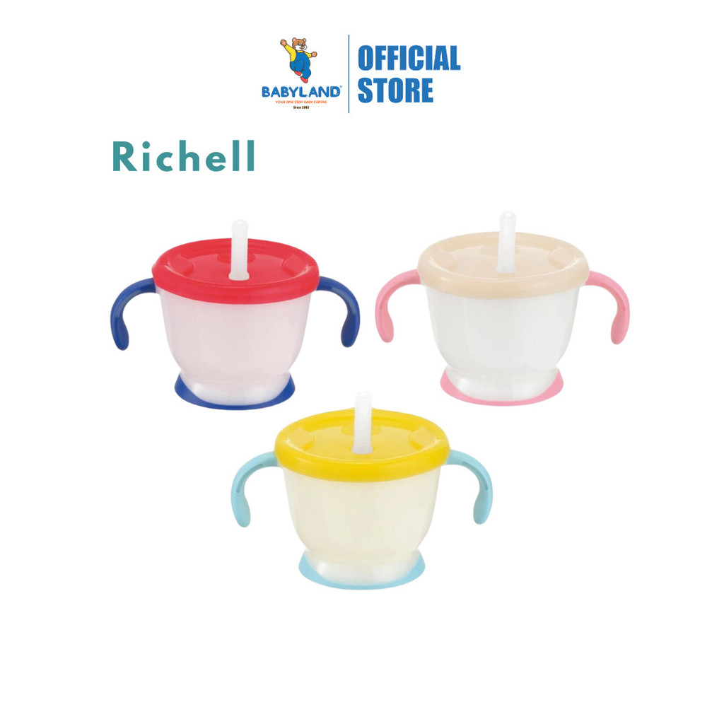 Richell AQ Straw Training Mug (150ml) | Shopee Malaysia