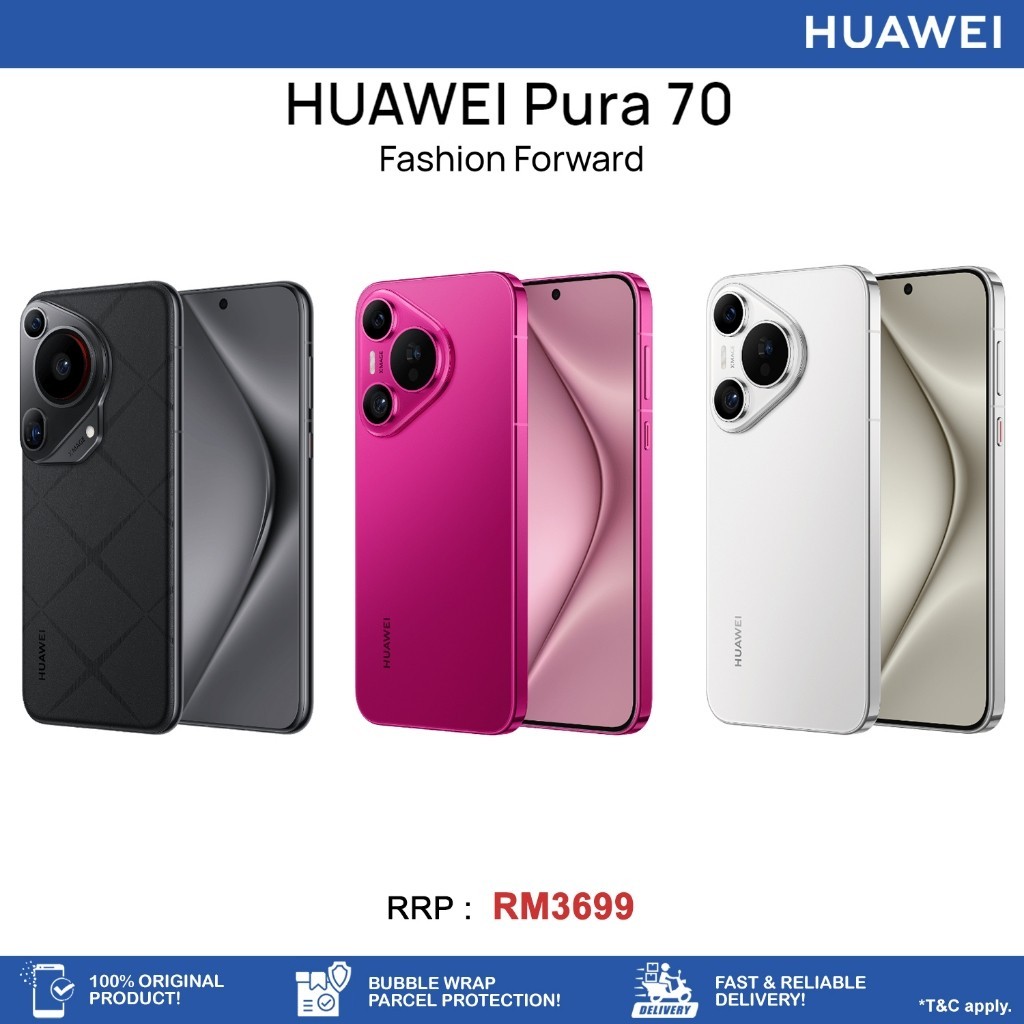 HUAWEI Pura 70 Series | 12+256GB | 16+512GB | 12+512GB | Super Durable ...
