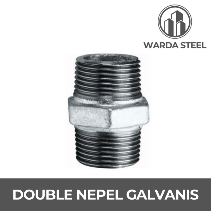 Double Nipple Galvanized Iron 1 1/4"- Double Nipple Nippel Nepple Nipel ...