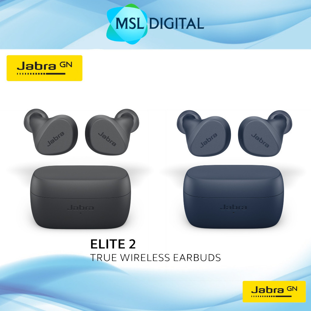 Jabra Elite 2 True Wireless earbuds rich bass & powerful sound with ...