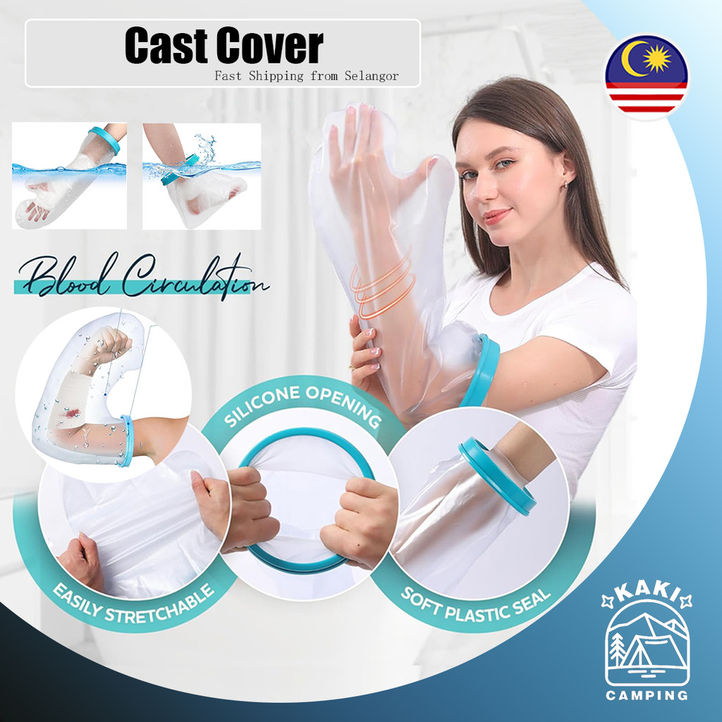Adult Arm Cast Cover Waterproof Reusable Leg Hand Foot Ankle Knee Cast ...