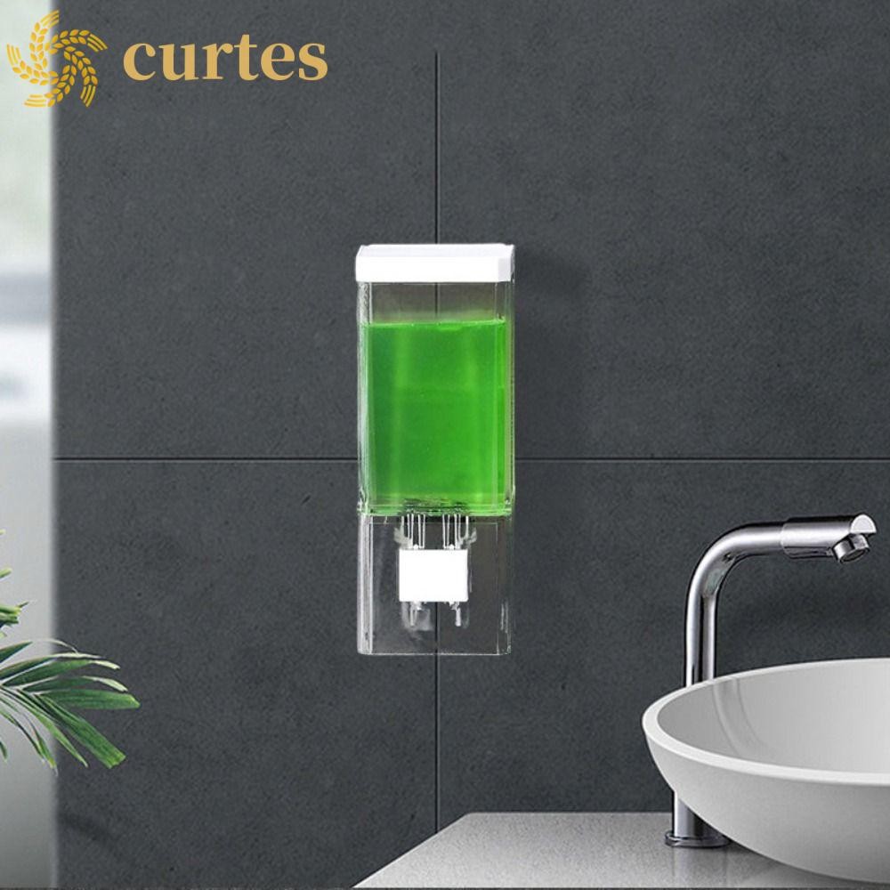 CURTES Liquid Soap Container, Manual Plastic 250ml Soap Dispenser ...