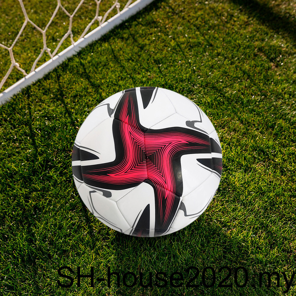 PVC Size 5 Soccer Ball For Professional League Matches Soft PVC Cover ...