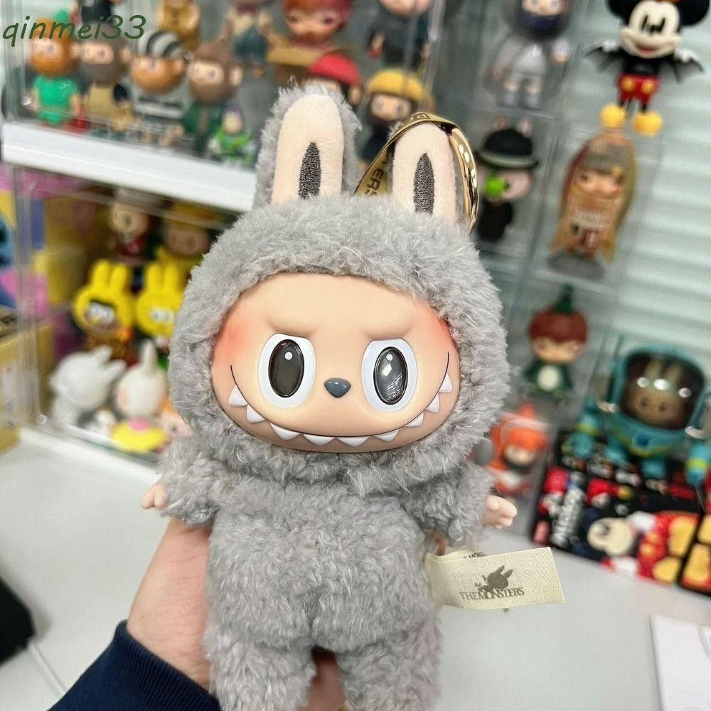 QINMEI Labubu Stuffed Doll Figurine, Collectible Model|Vinyl Face ...