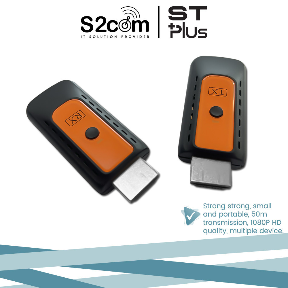 HDTV HDMI Wireless Transmitter Extender Transceiver 50 Meter 1080P ...