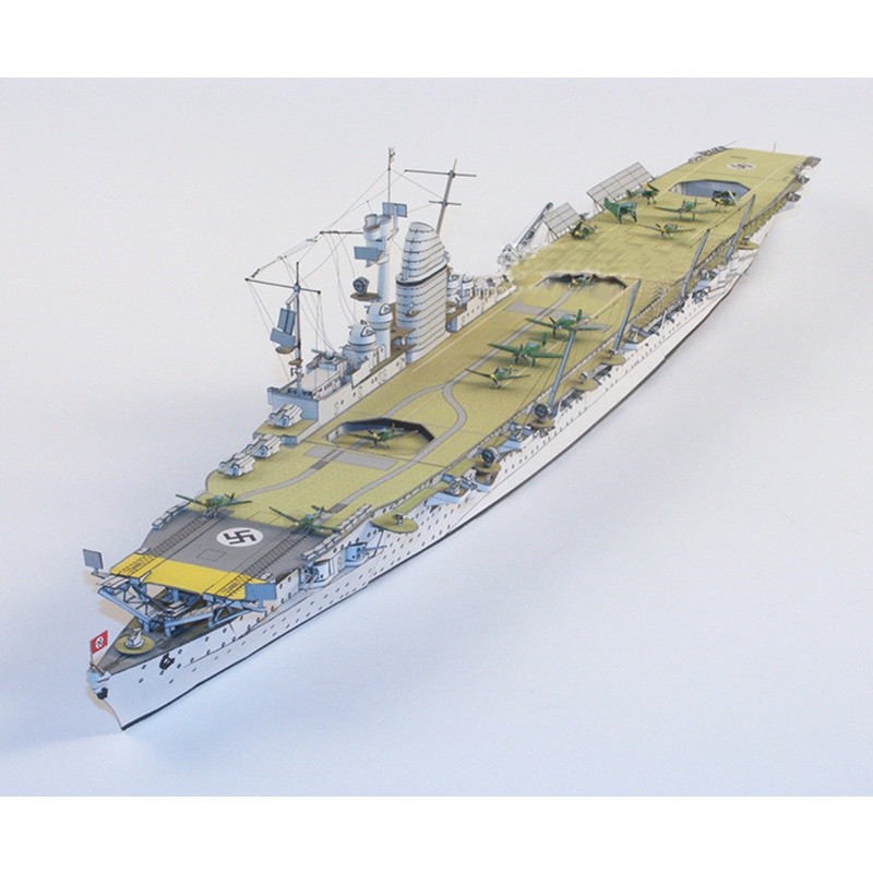 Paper model 1:400 Germany Zeppelin aircraft carrier aircraft carrier ...
