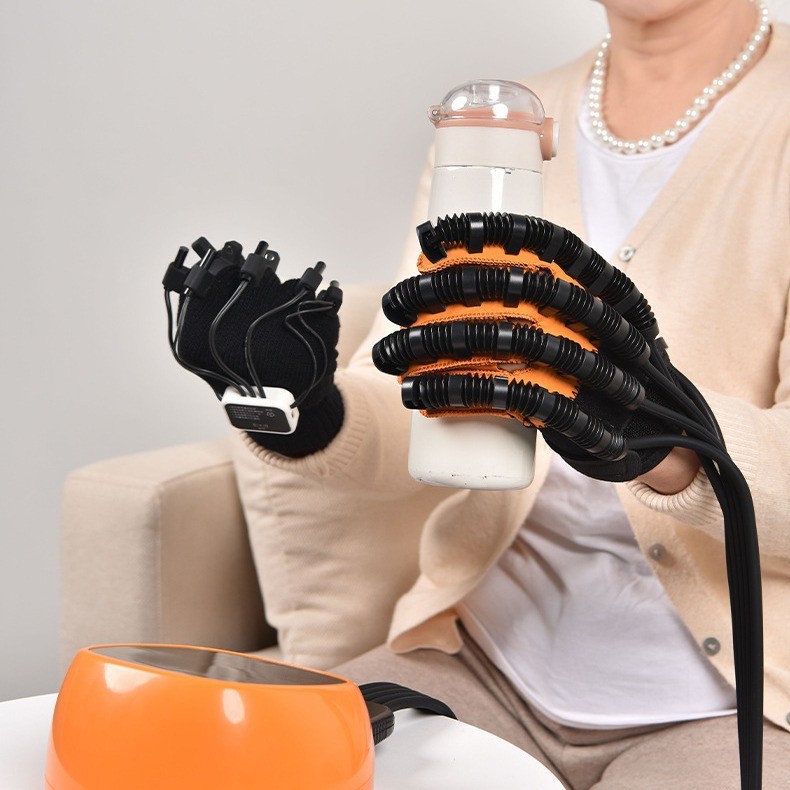 Robot Rehabilitation Gloves Electric Hand Robot Hot Compress, Five ...