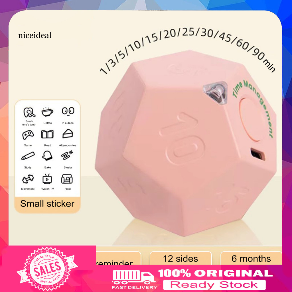 [Nice] Portable Countdown Clock Study Rotating Timer Portable Multi ...