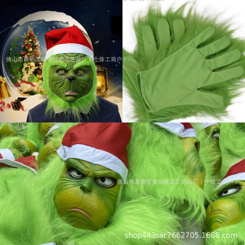 Green Its Green Monster Mask Christmas Despicable Mask Christmas Power ...
