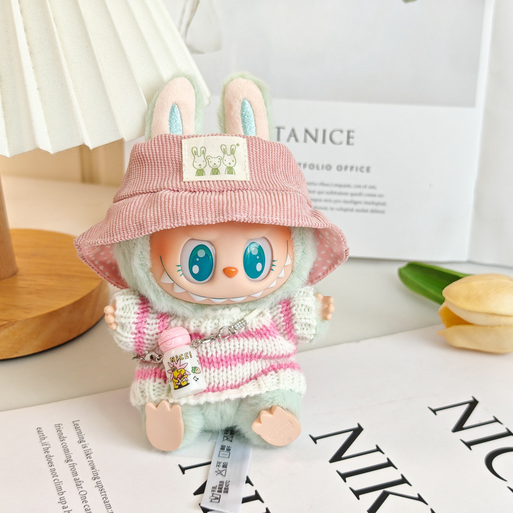Labubu Clothes V1 V2 Have A Seat Labubu Macaron Outfit 17cm Doll ...