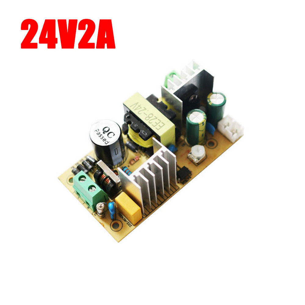 DC24V 2A Switching Power Supply Board AC-DC Converter AC110-240V to 24V ...
