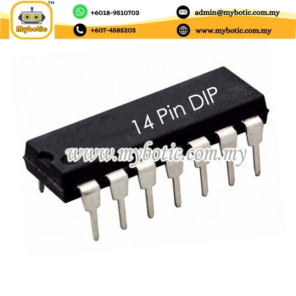 IC 74LS11 DIP 14 Triple 3-input AND Gate | Shopee Malaysia