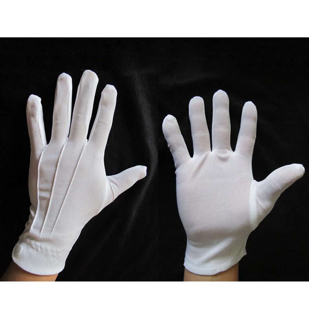 Adult White Formal Gloves Men Tuxedo Guard Parade Santa Inspection ...