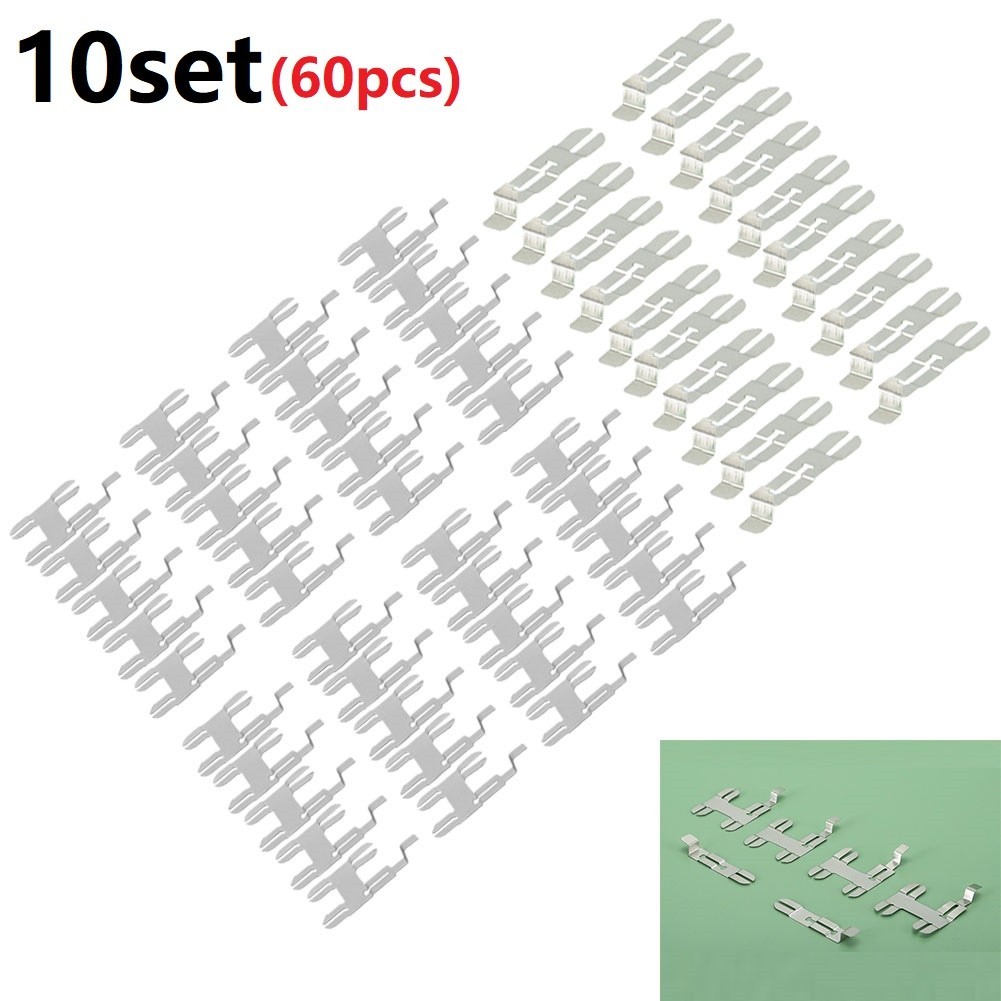 [TWILIGHT] 10set(60pcs) Nickel Plated Steel Strap Strip Sheet for ...