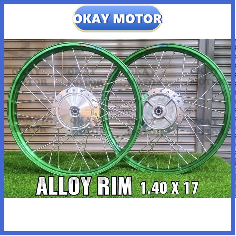 chrome hub alloy rim lidi chrome alloy rim set wave125 lc135 y125 ...