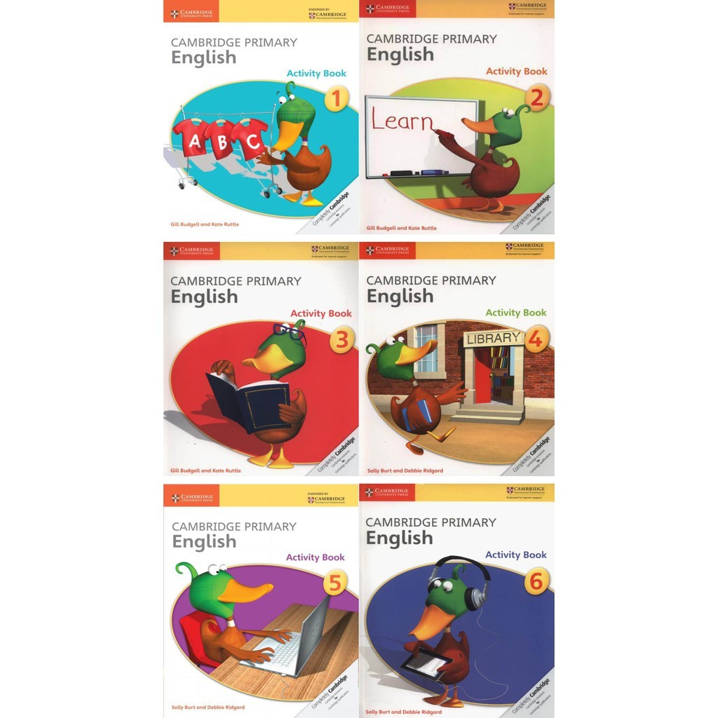 Cambridge Primary English Activity Book 123456 Black & White | Shopee ...