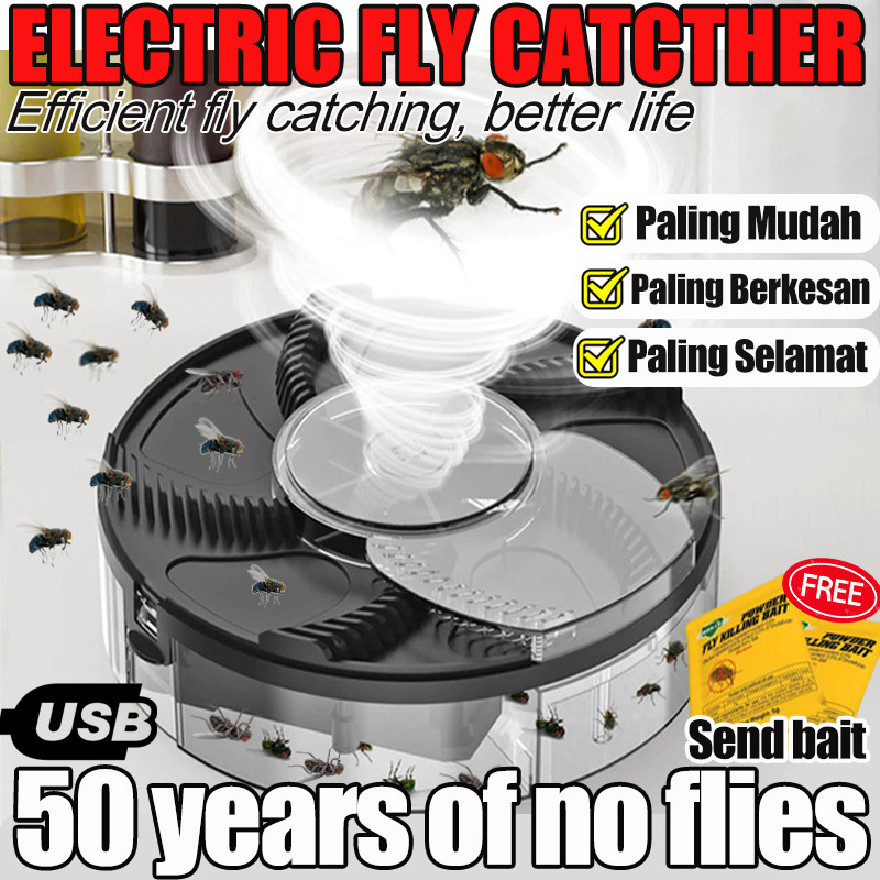 【In stock】50 years of no flies Electric Fly Trap Fly Catcher Insect ...