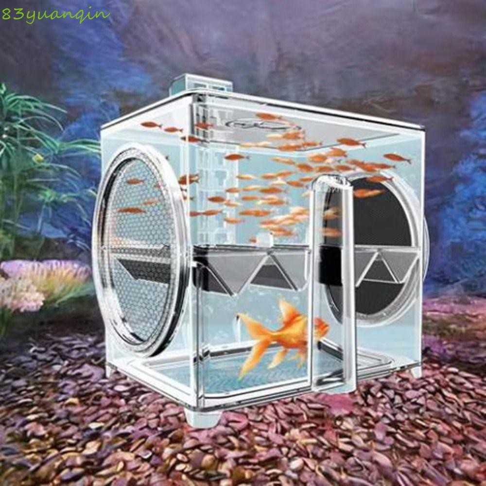 YUANQIN Fish Isolation Incubator, Plastic Pneumatic Fish Breeding Box ...