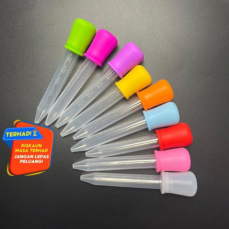 5ml Food Grade Silicone Dropper with Measurement Scale | Shopee Malaysia