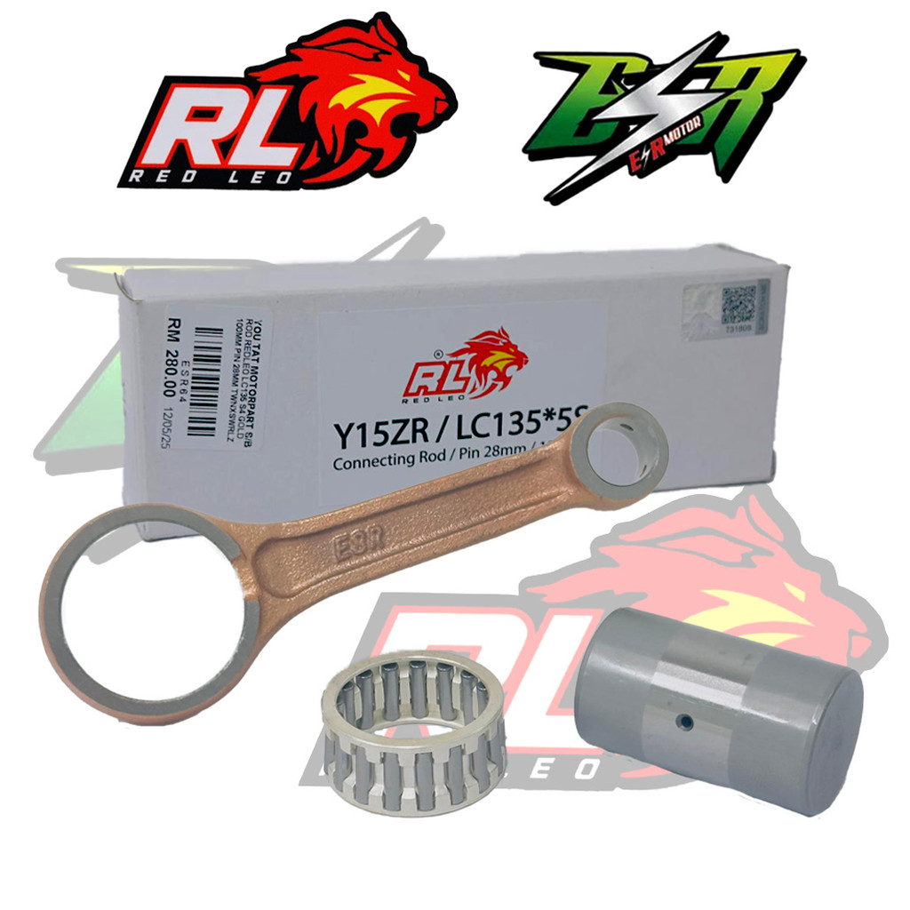 ESR RED LEO Y15ZR LC135 5S LC135 4S RXZ Y125Z RACING CONNECTING ROD KIT ...