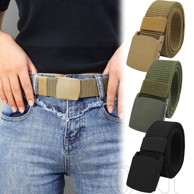 Quick-Release Nylon Belt with Auto-Lock Buckle | 120cm Durable Waist ...