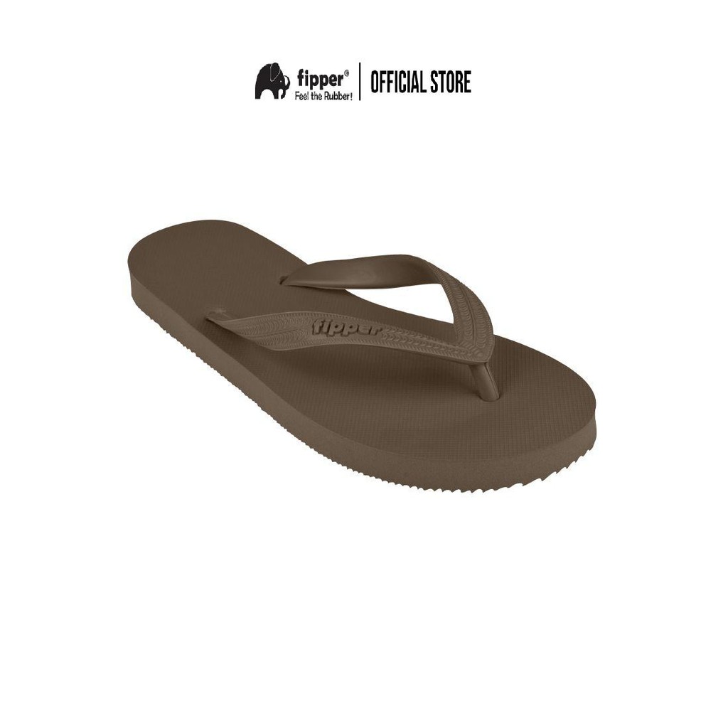 Fipper Selipar Basic M Getah Brown (Pine) - Fipper Slipper Basic M ...