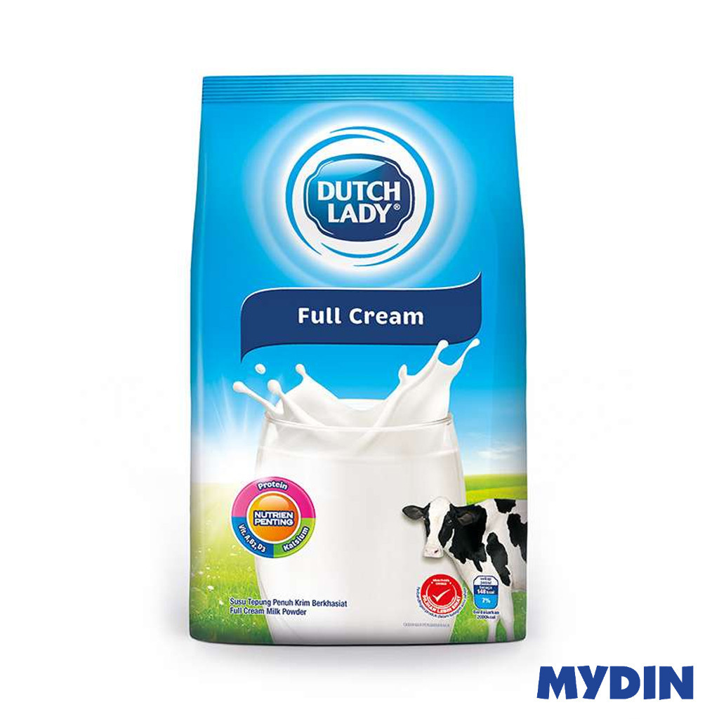 Dutch Lady Full Cream Milk Powder Plain (600g) | Shopee Malaysia