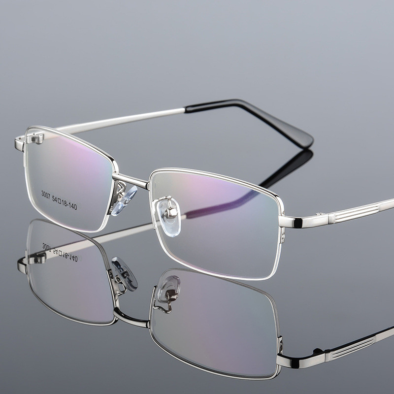 3007 Aloi Titanium Bingkai Cermin Logam Bersalut Emas Tebal Boleh ...