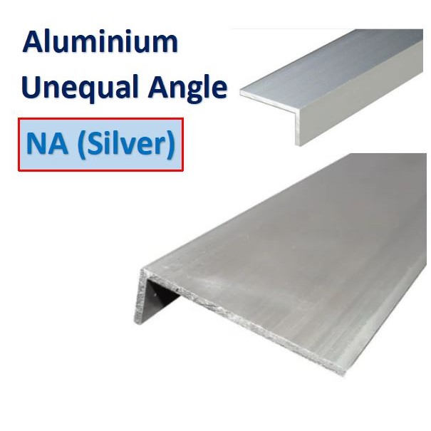 Aluminium Unequal Angle Bar NA Silver Color Aluminium Angle Corner L ...