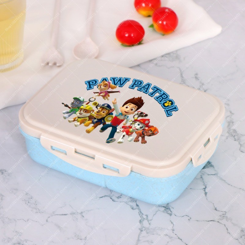 PAW Patrols Divided Compartment Lunch Box for Kids Skye Chase Cartoon ...
