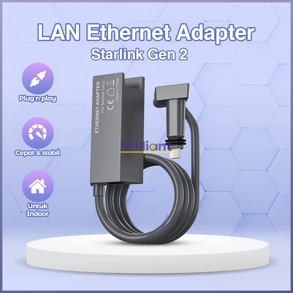 【NEW】Starlink ADAPTER ETHERNET Gen 2 ADAPTER Fast Wired Network ...