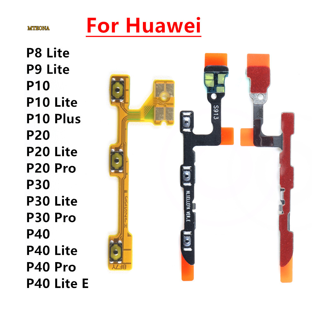 Power On Off Volume Side Button Key Flex Cable For Huawei P20 P8 P9 P10 ...