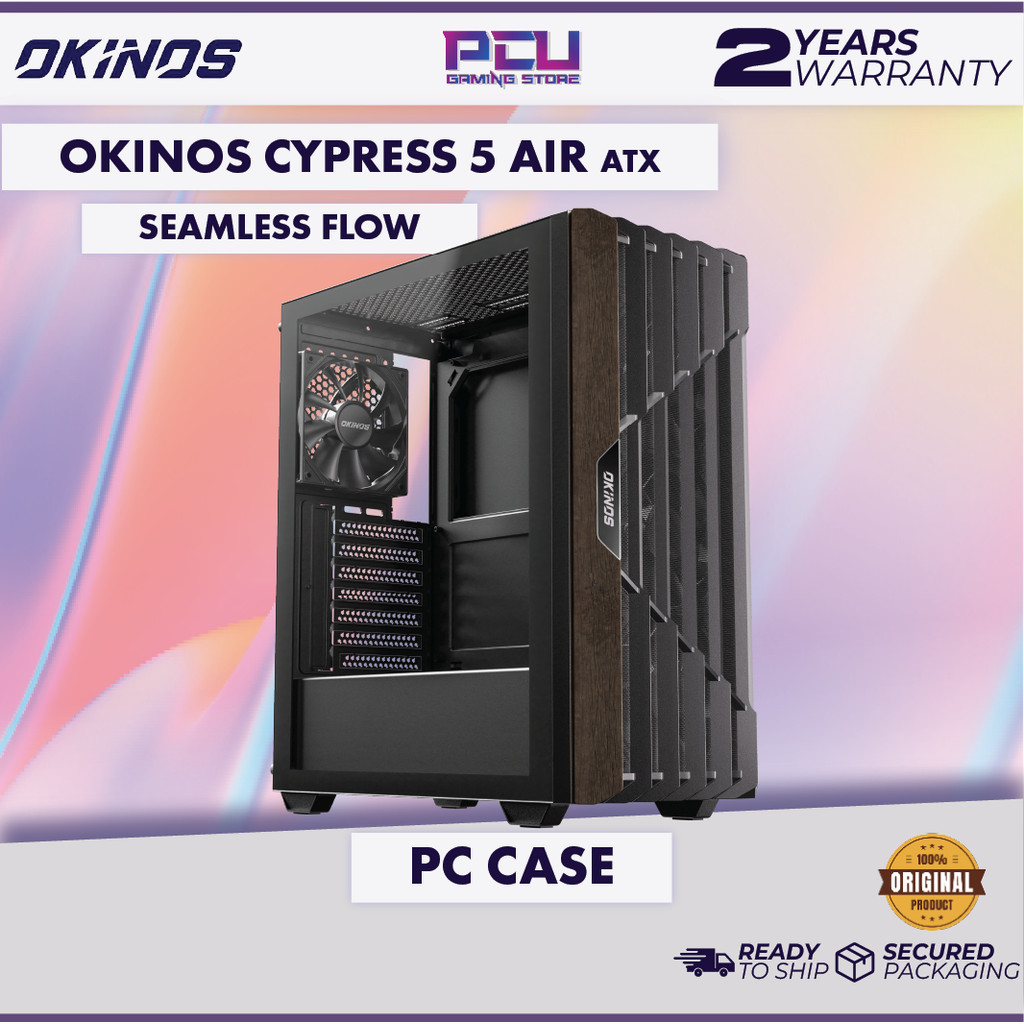 OKINOS CYPRESS 5 AIR MATX CASING WITH 4 FANS - BLACK | Shopee Malaysia