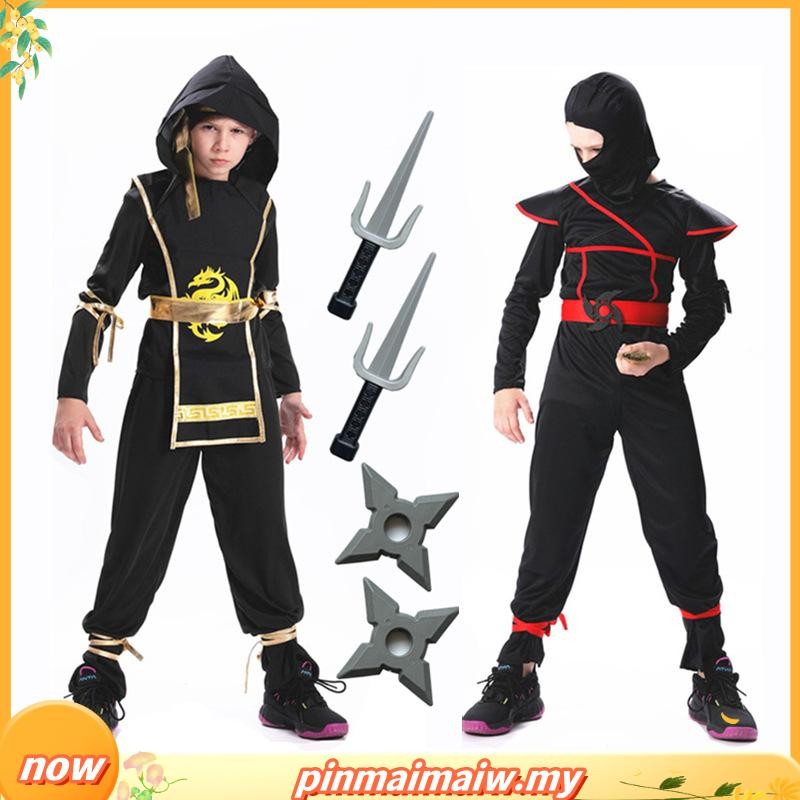 Naruto baju baby boy Ninja Cosplay Costume Boys Kids Anime Assassin ...