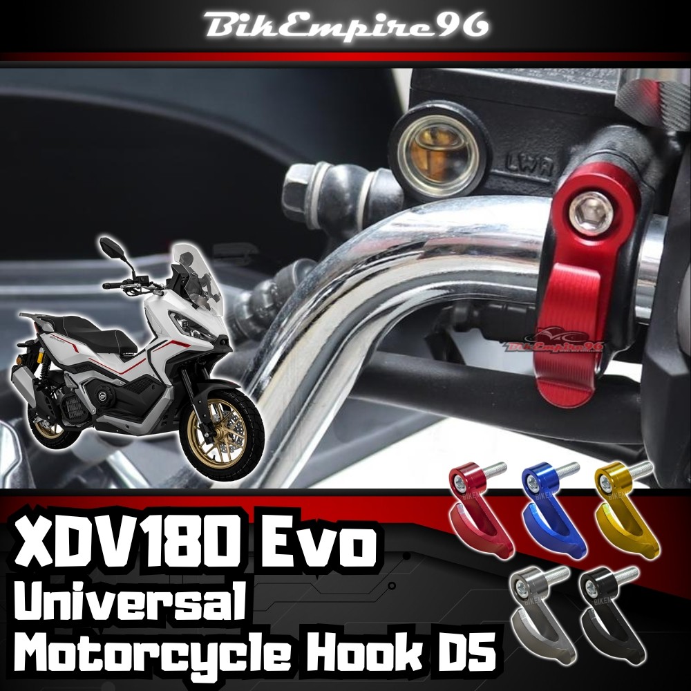 XDV180 Evo Hook D5 Heavy Duty Premium Durable Hanger for Handle Bar ...