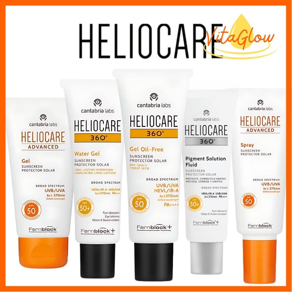 ORIGINAL Heliocare Sunblock Sunscreen Gel Oil Free Water Gel Advanced ...