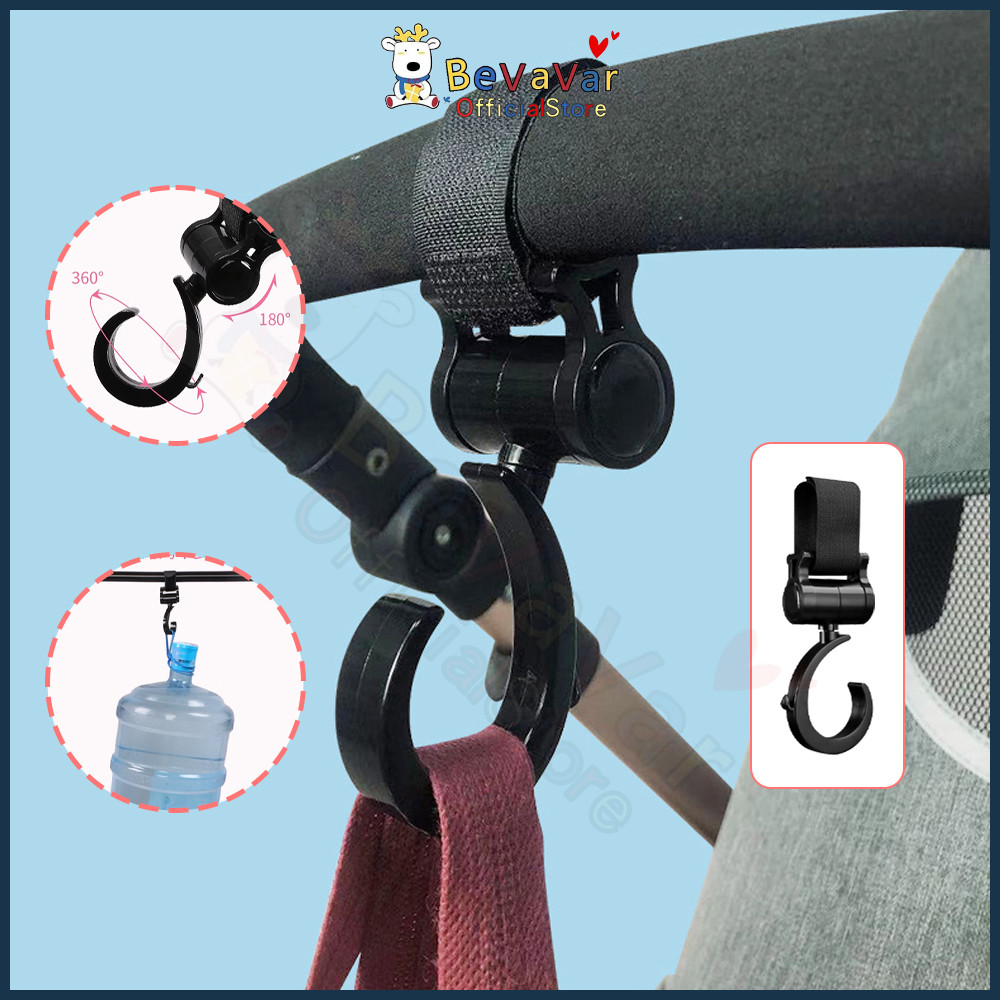 BEVAVAR Baby Stroller Hook Hanging Strap Single Hook Stroller Baby Car ...
