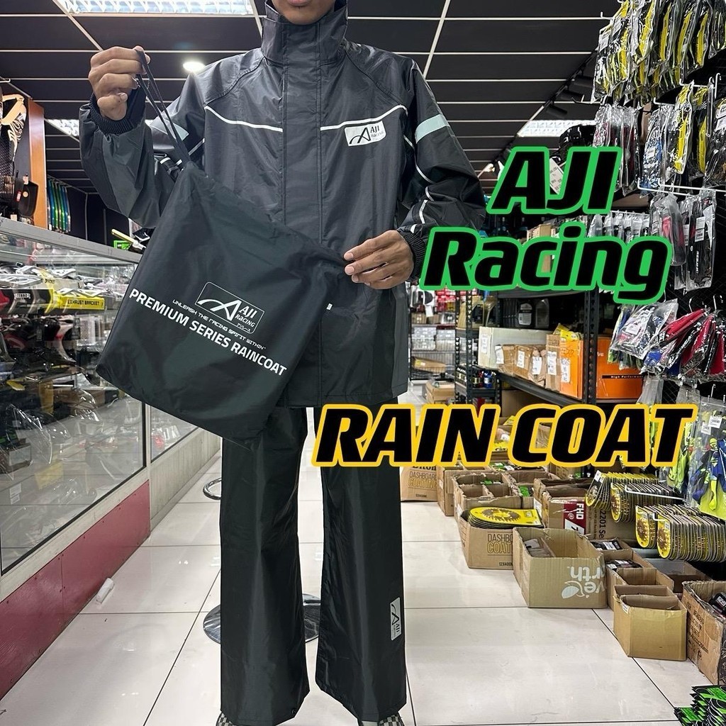 Aji racing Rain coat baju hujan Waterproof RAINCOAT | Shopee Malaysia