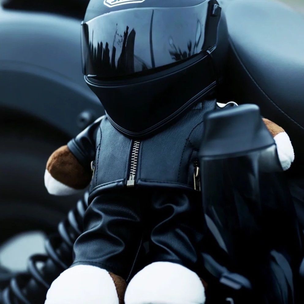 Motorcycle Doll BMW Bear Motorcycle Bear Plush Toy Rally Bear Racing ...